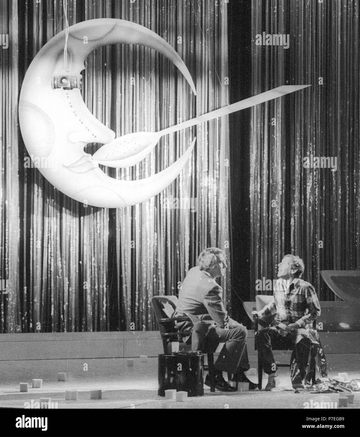 1978 New York, NY Steve Rubell being interviewed by Tom Snyder at ...