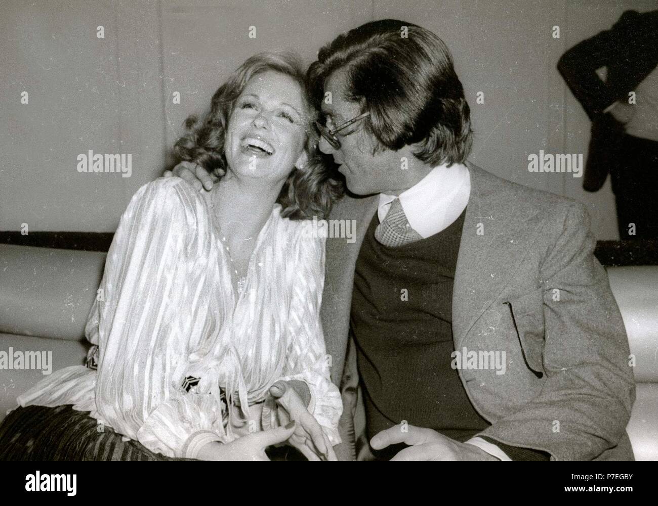 1978 New York, NY Phyllis George and Robert Evans at Studio 54 Credit ...