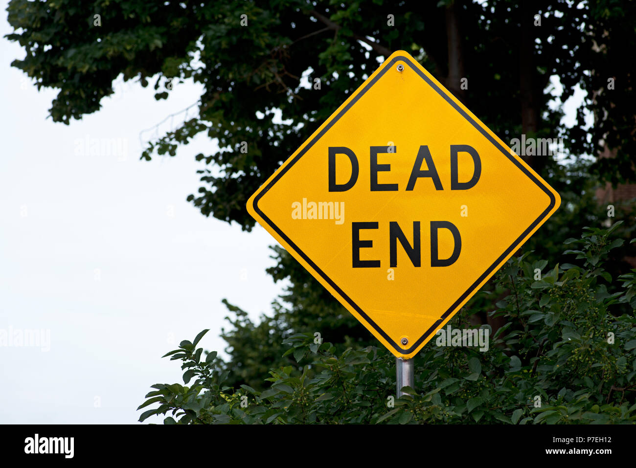 Dead End Sign And Barrier Stock Photos & Dead End Sign And Barrier ...