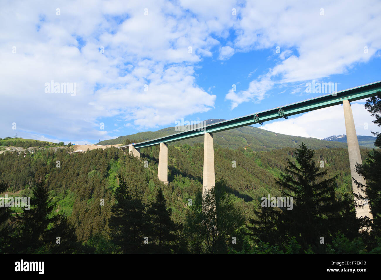 Europa Bridge near Innsbruck. Highest bridge in Europe Stock Photo - Alamy