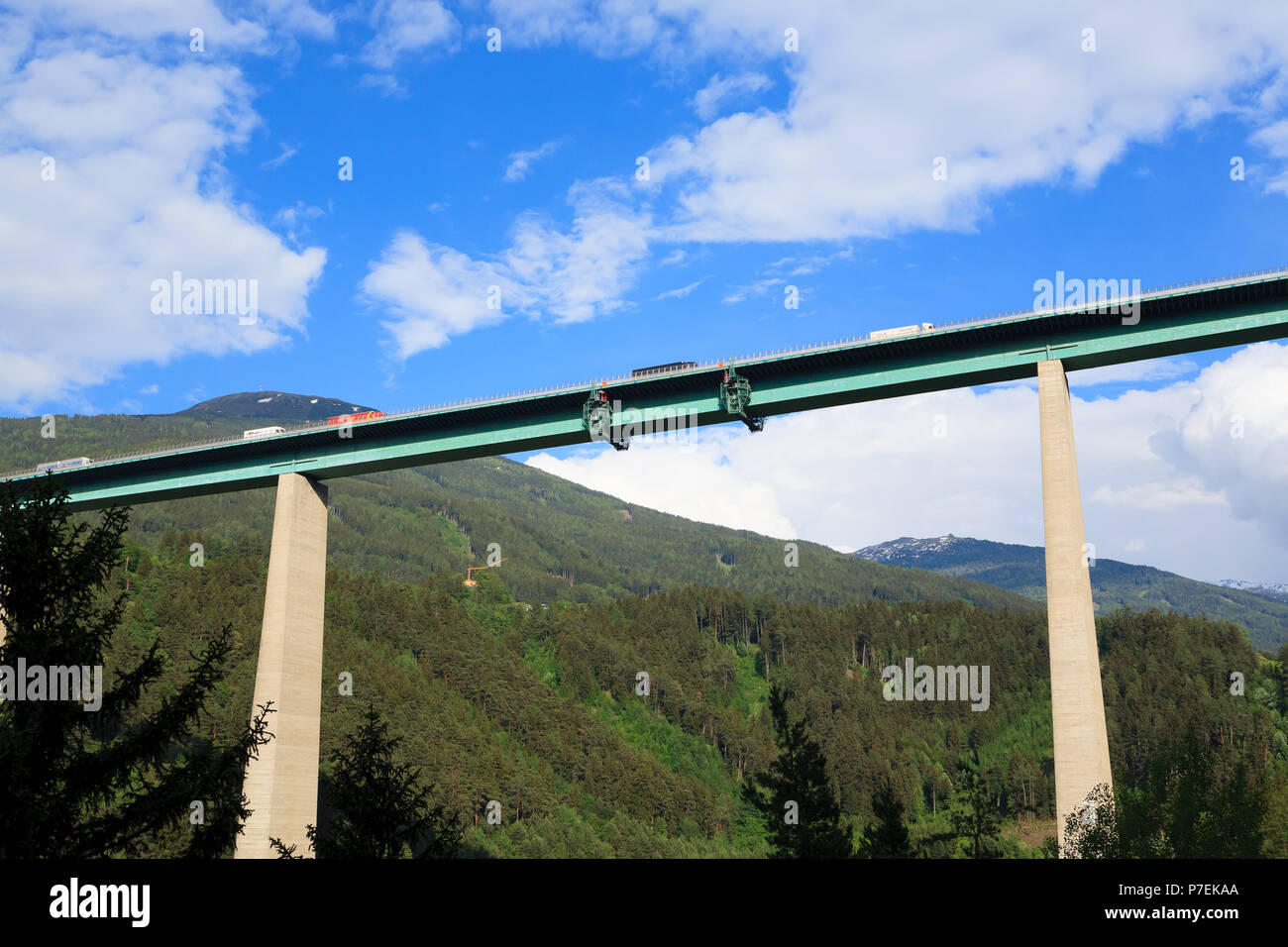 Europa Bridge near Innsbruck. Highest bridge in Europe Stock Photo - Alamy