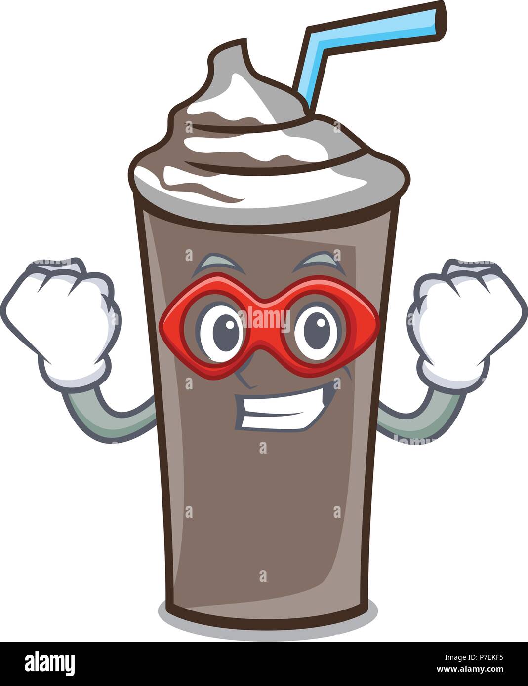 Super hero ice chocolate character cartoon Stock Vector Image & Art - Alamy