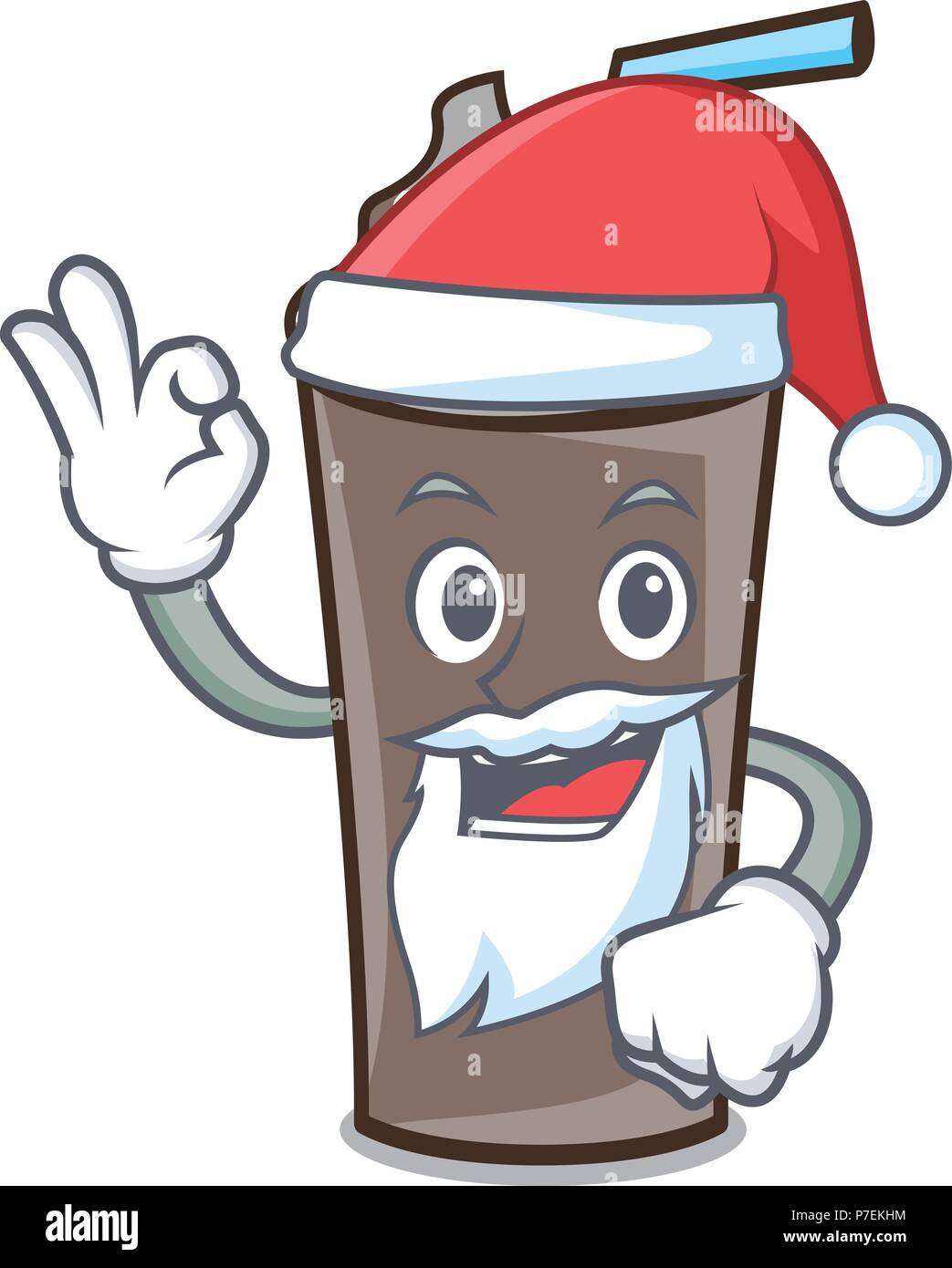 Santa gift ice cream Stock Vector Images - Alamy