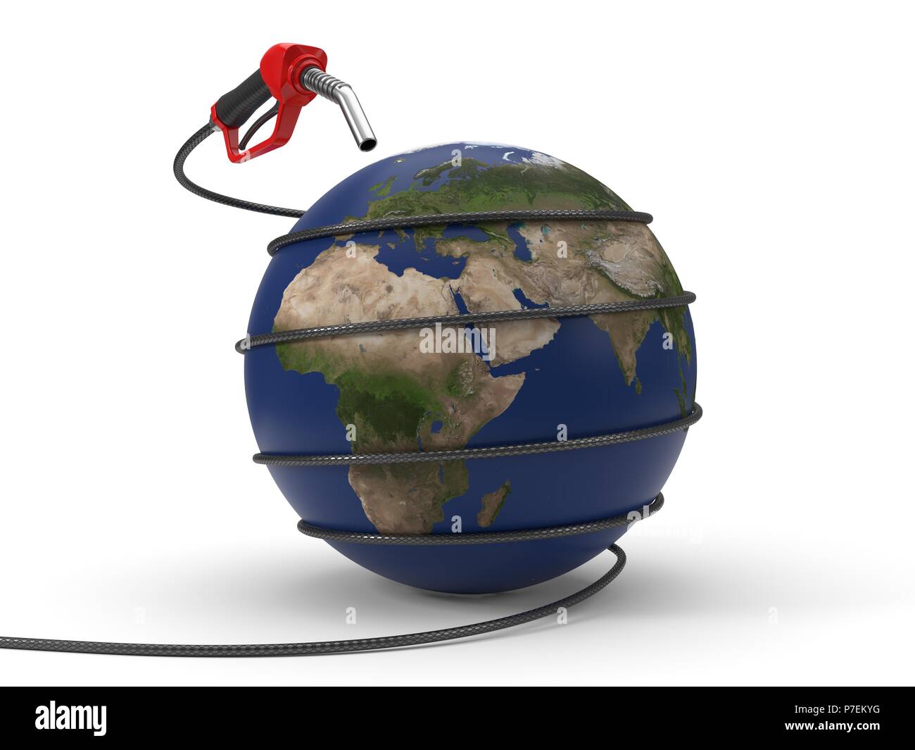 Conceptual illustration end world Cut Out Stock Images & Pictures - Alamy