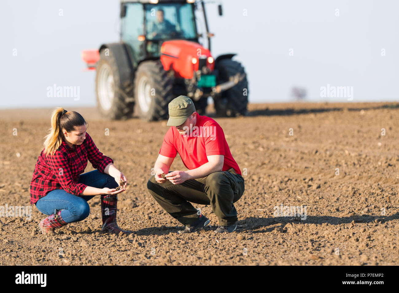 Woman plowing field hi-res stock photography and images - Alamy