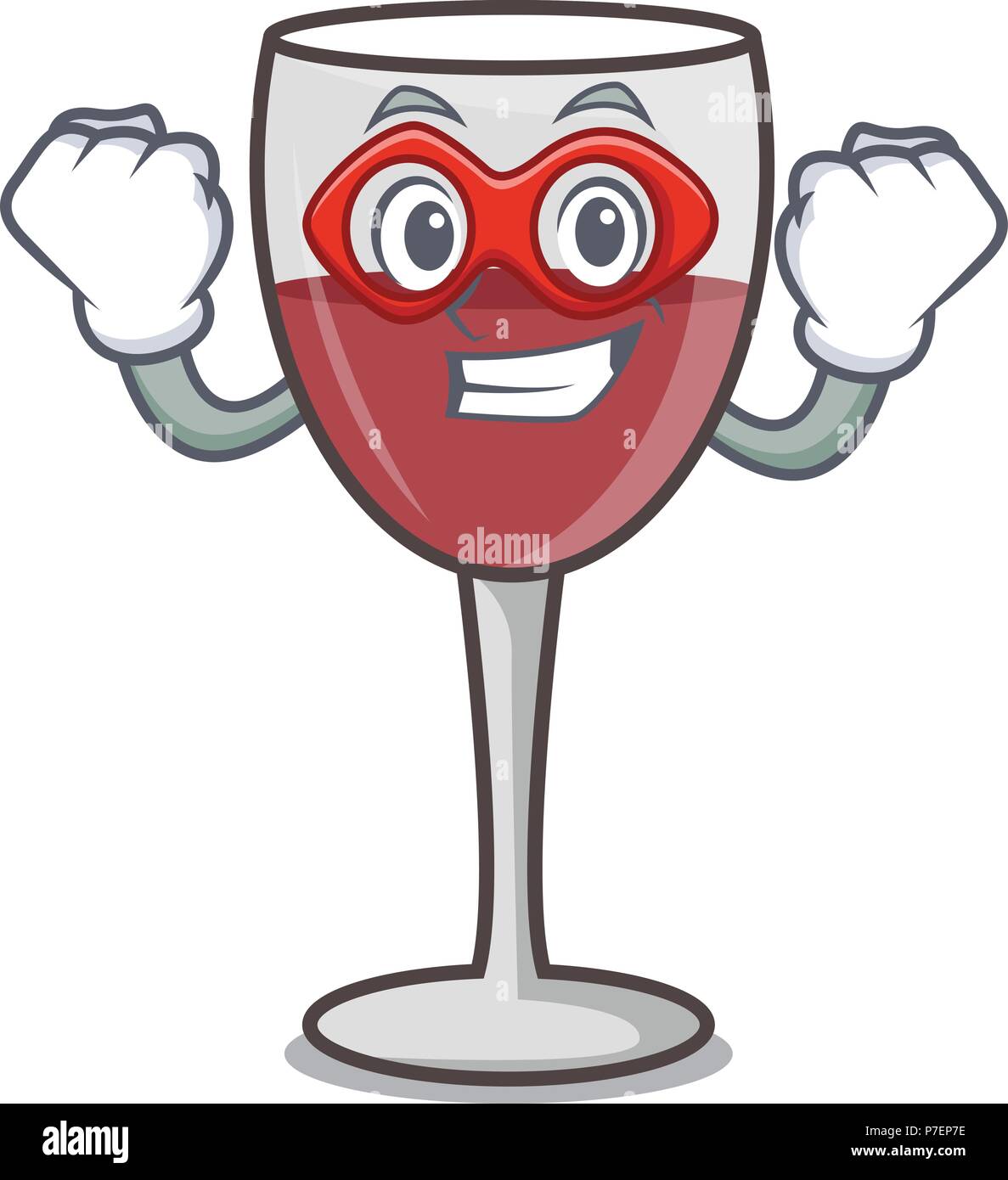Super hero wine character cartoon style Stock Vector Image & Art - Alamy