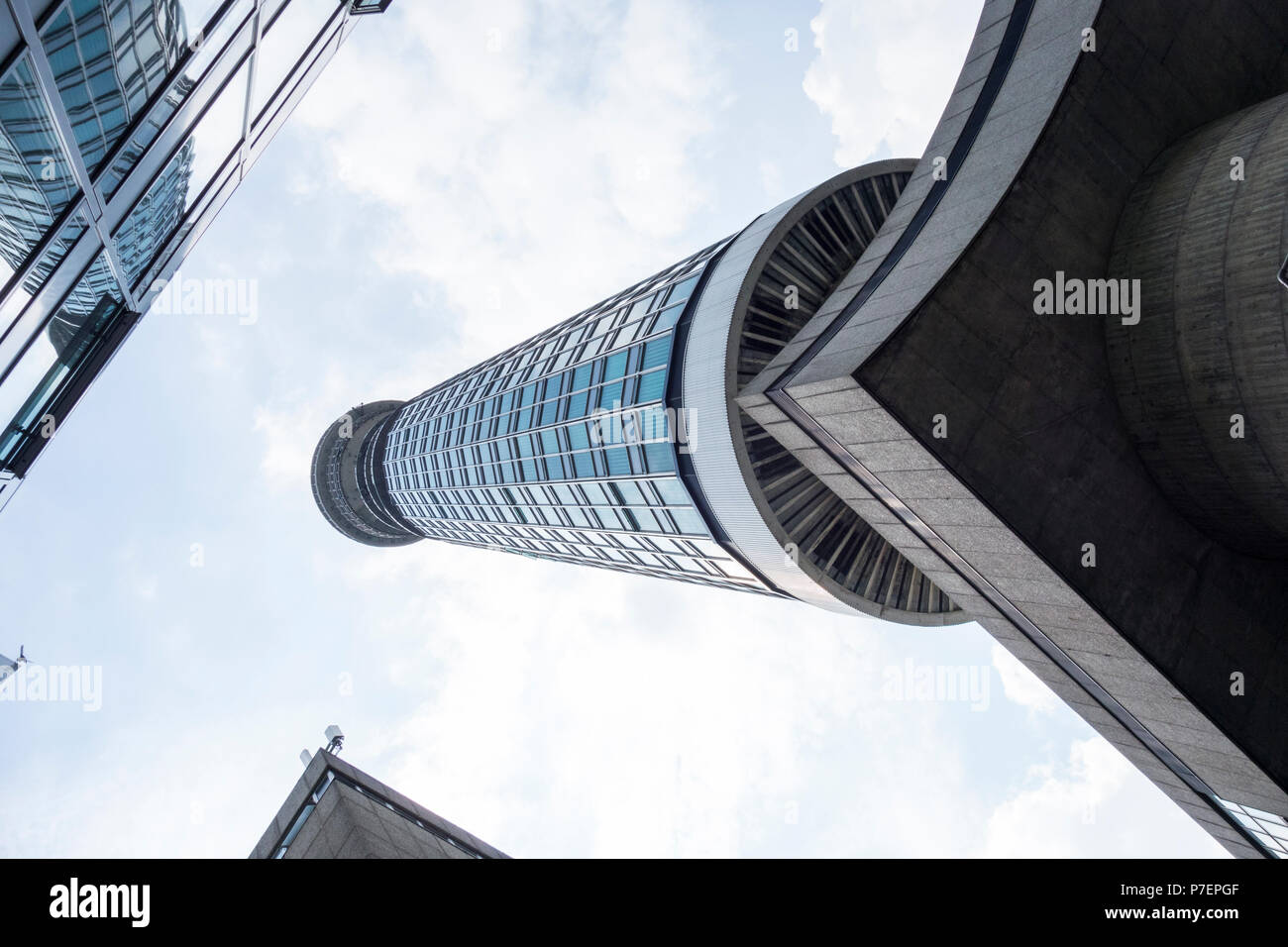 The BT Tower - a communications tower in central London. Previously ...