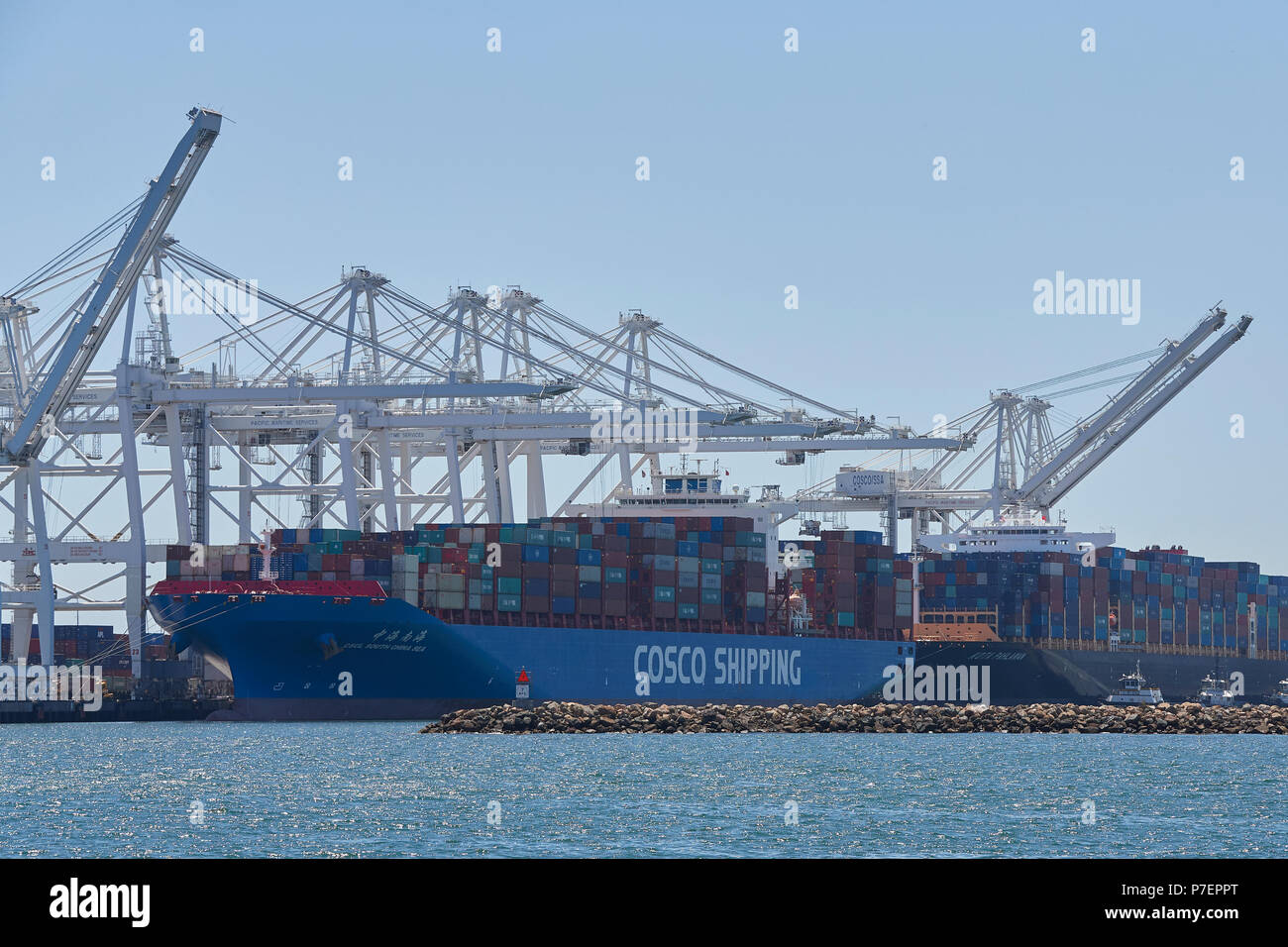 Giant Container Ships, COSCO SHIPPING CSCL South China Sea & KOTA ...