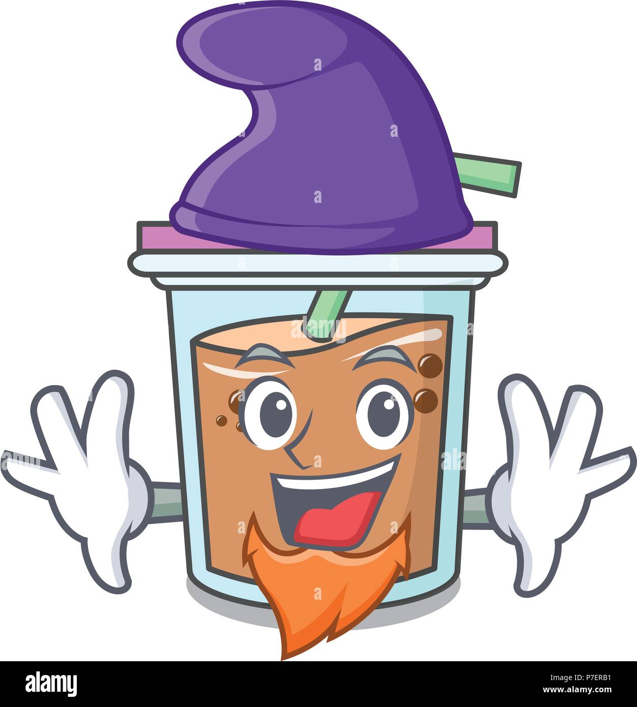 Elf bubble tea character cartoon Stock Vector Image & Art - Alamy