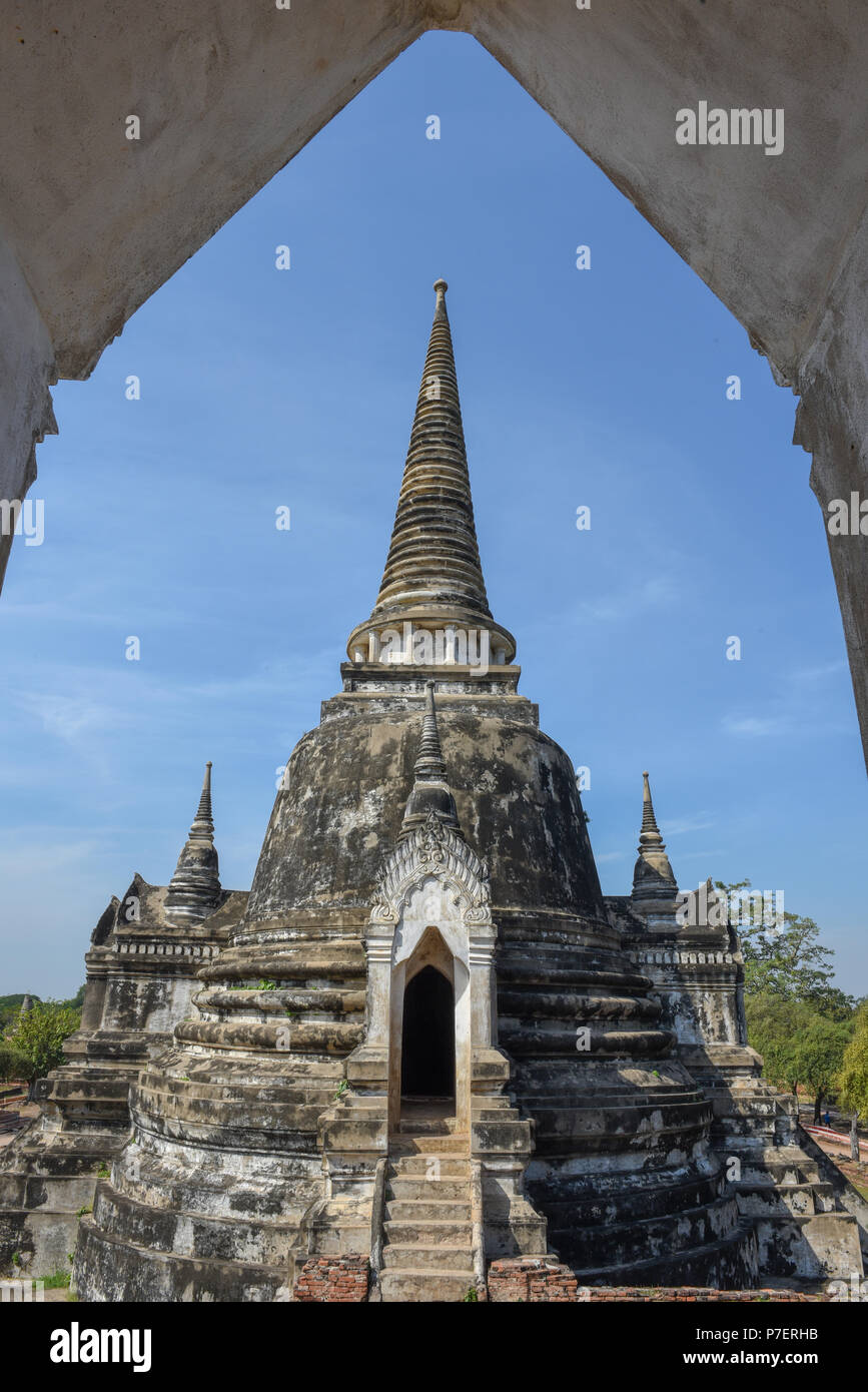 Temple of Ayutthaya historical park on Thailand Stock Photo - Alamy