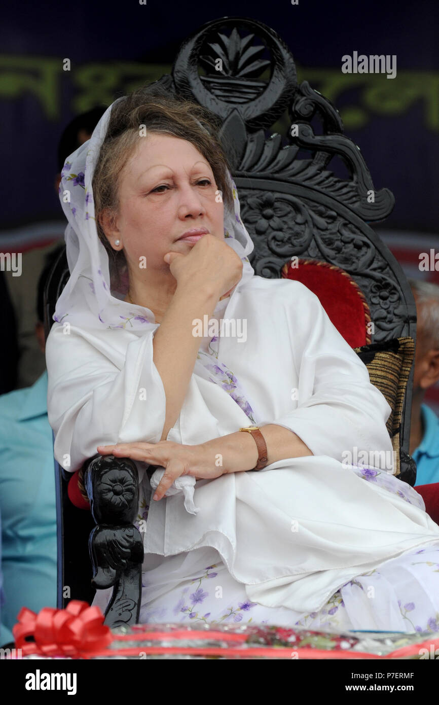 Dhaka, Bangladesh - September 29, 2013: Bangladeshi ex prime minister ...