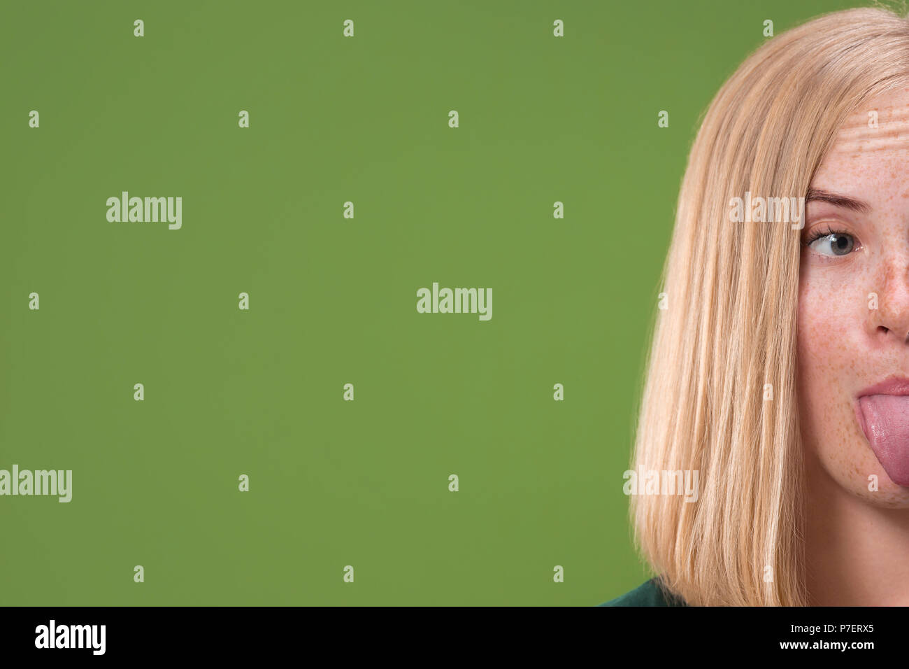 Woman squint eyed hi-res stock photography and images - Alamy