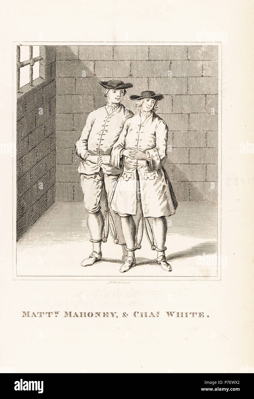 Matthew Mahoney and Charles White, executed for the murder of Sir John ...