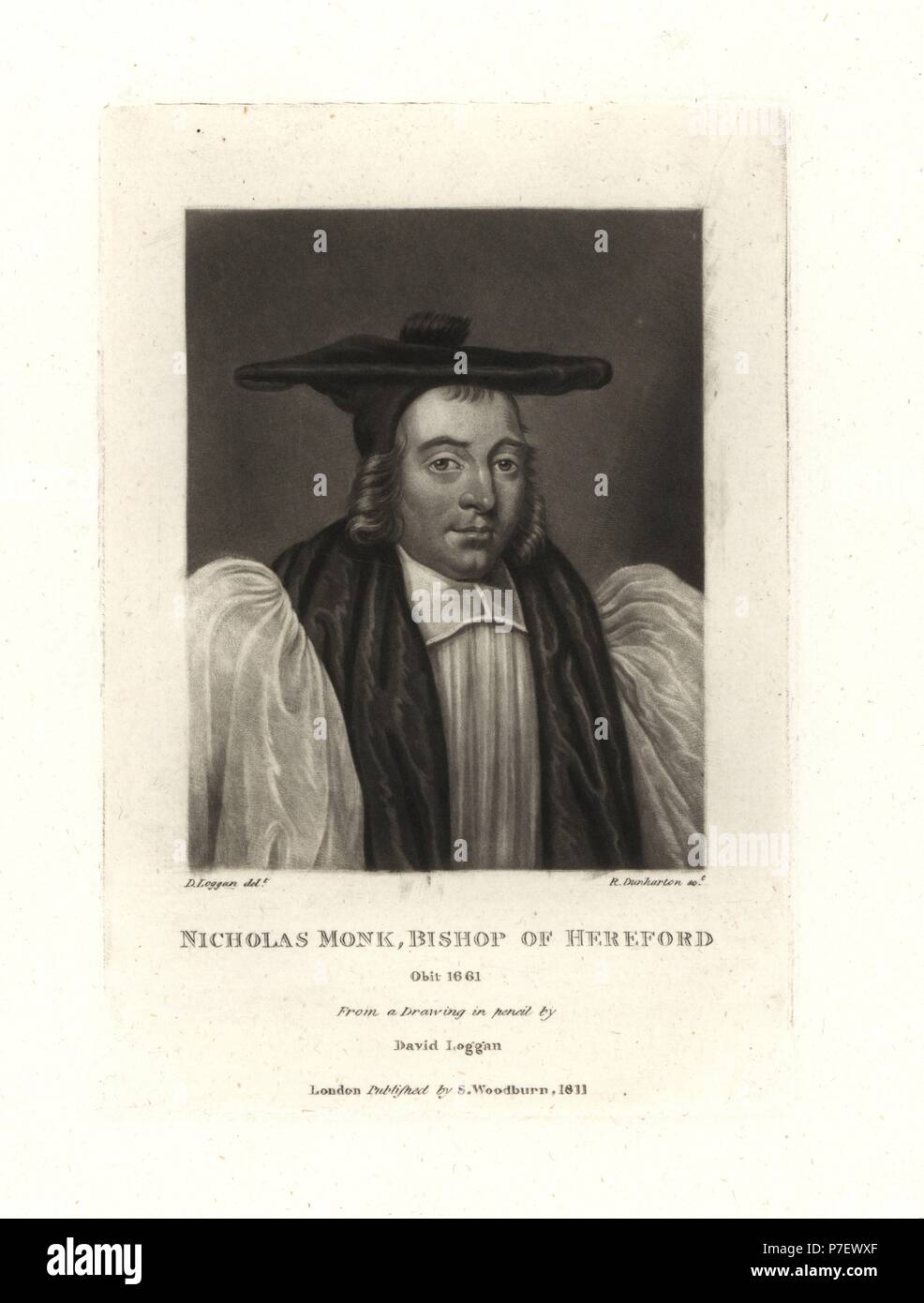 Nicholas Monck, Bishop of Hereford, Provost of Eton College, died 1661 ...