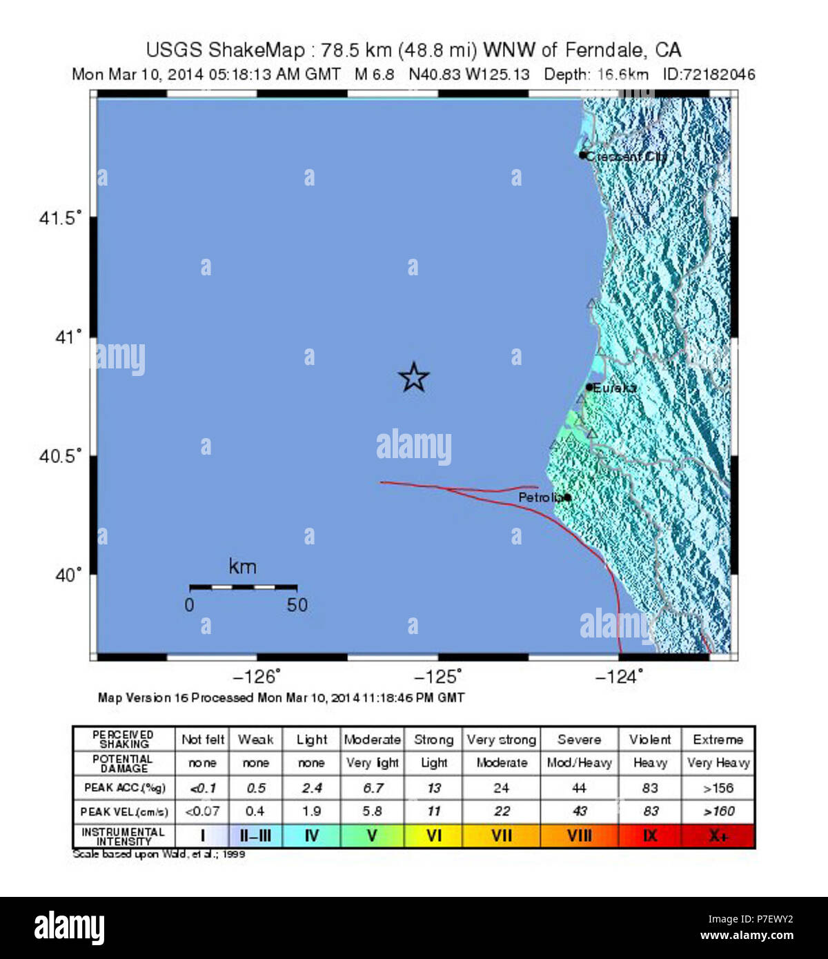 Shakemap hi-res stock photography and images - Alamy