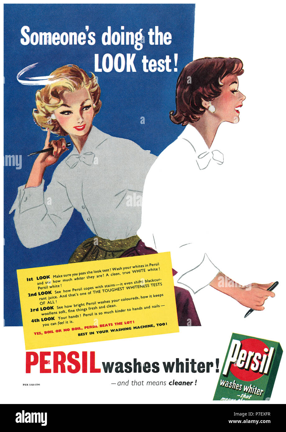 Persil advert 1950s hi-res stock photography and images - Alamy