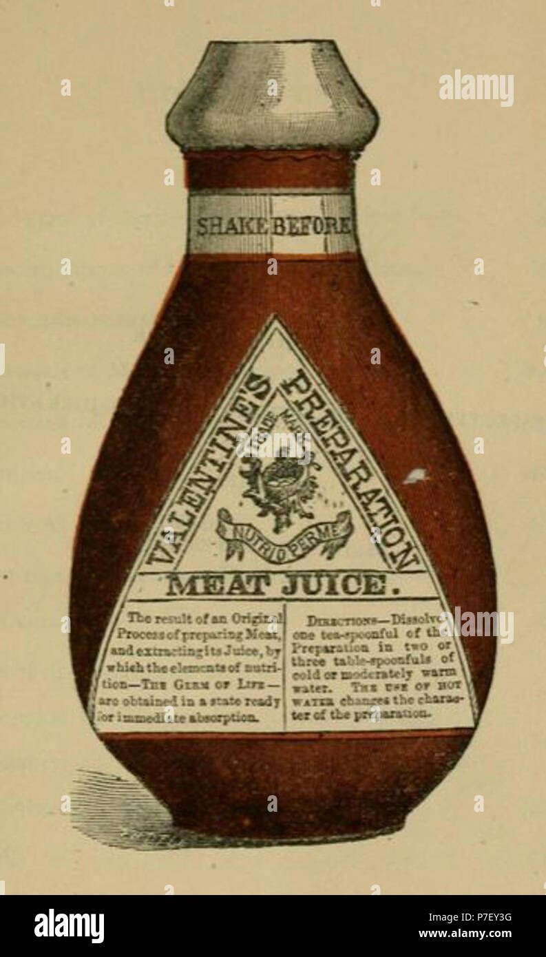 2015 0515 Valentines Meat Juice Stock Photo - Alamy