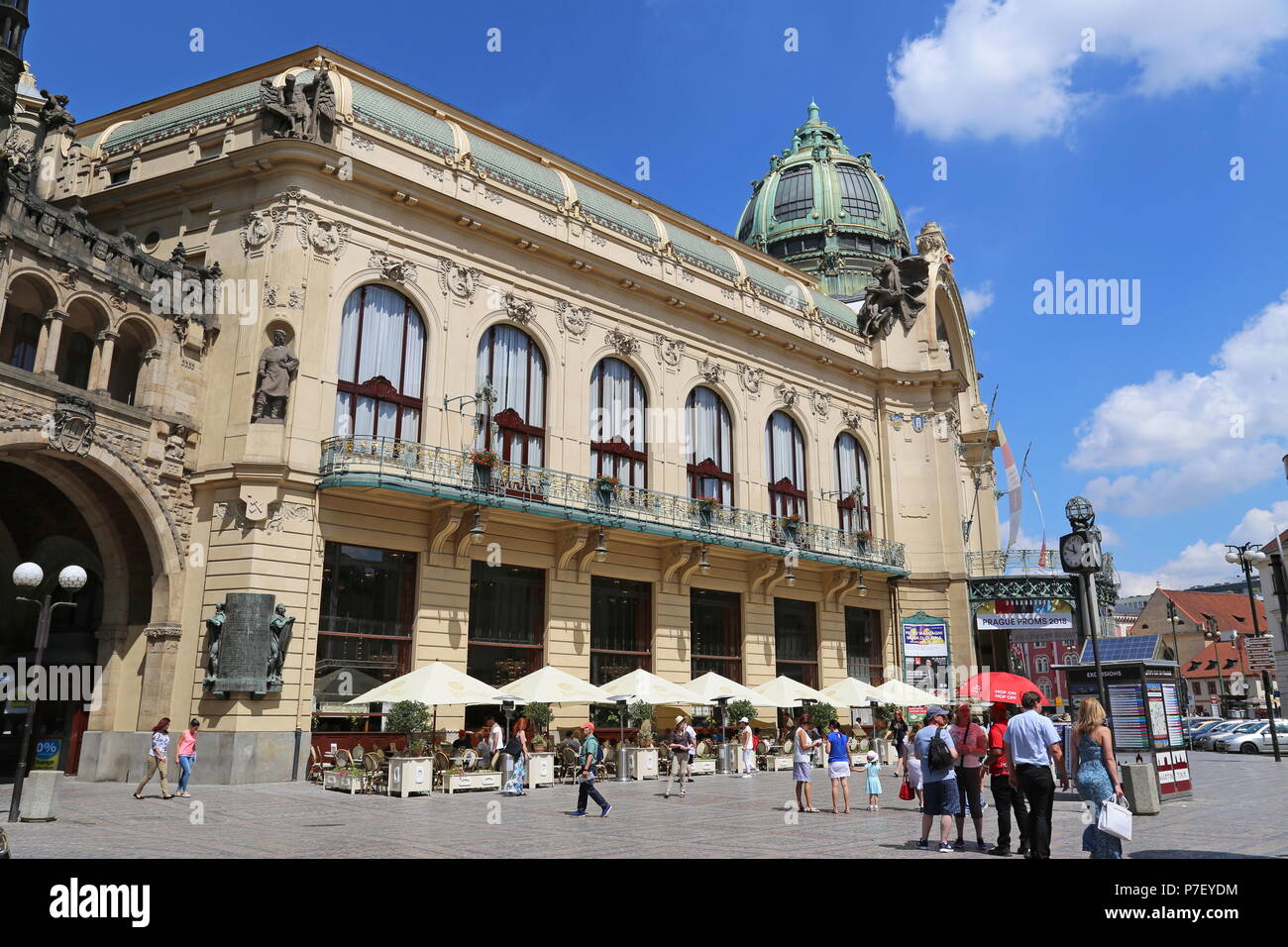 Municipal House, Náměstí Republiky, Staré Město (Old Town), Prague ...