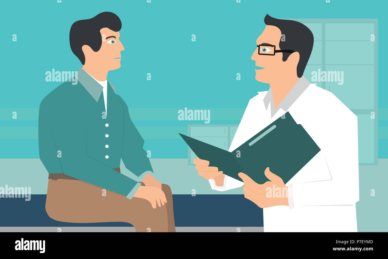 Cartoon doctor computer desk hi-res stock photography and images - Alamy