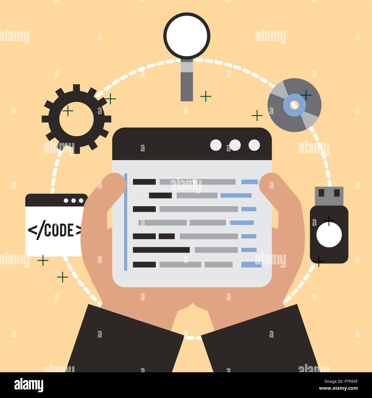 program coding website Stock Vector Image & Art - Alamy