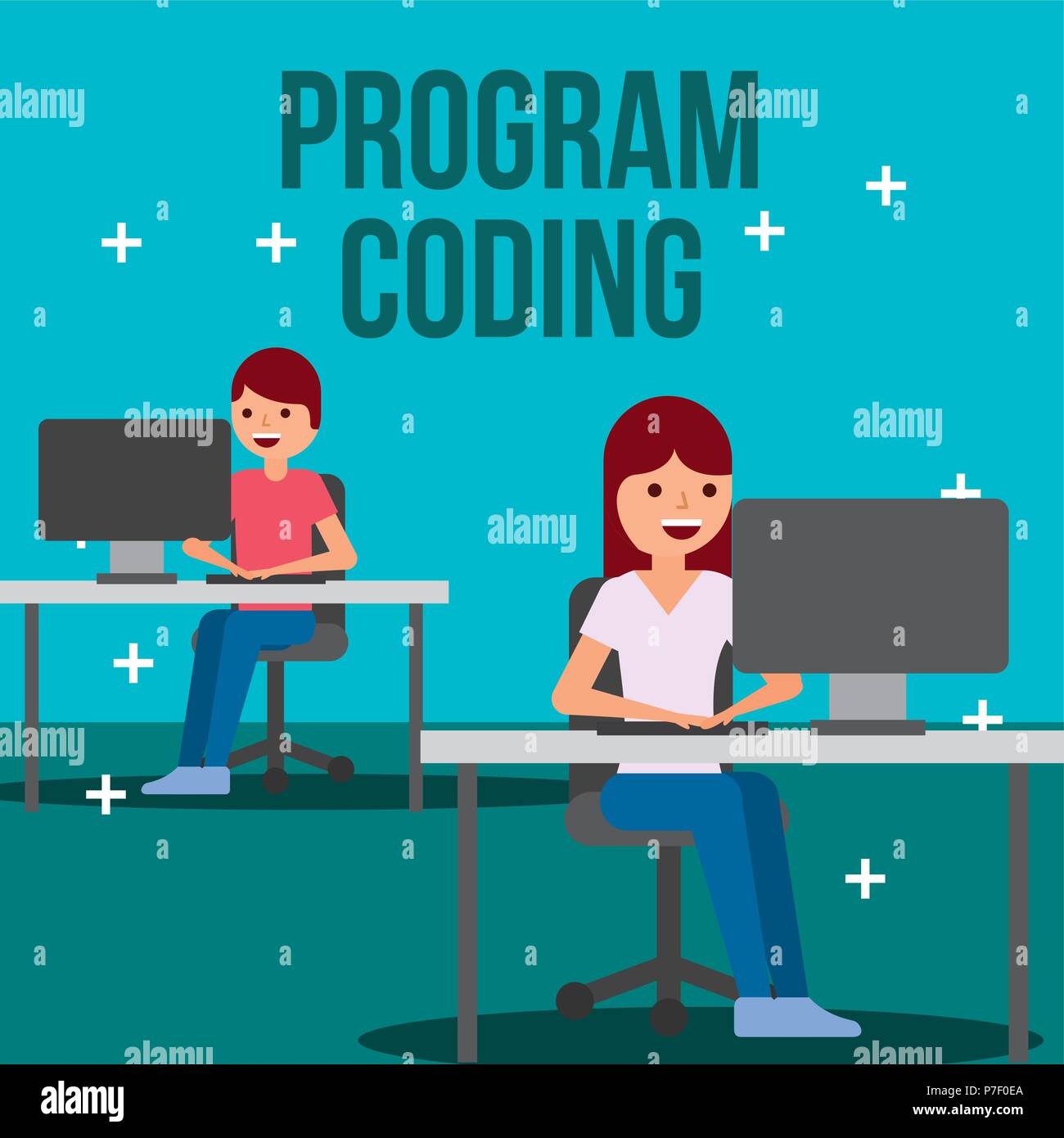 Portrait program Stock Vector Images - Alamy