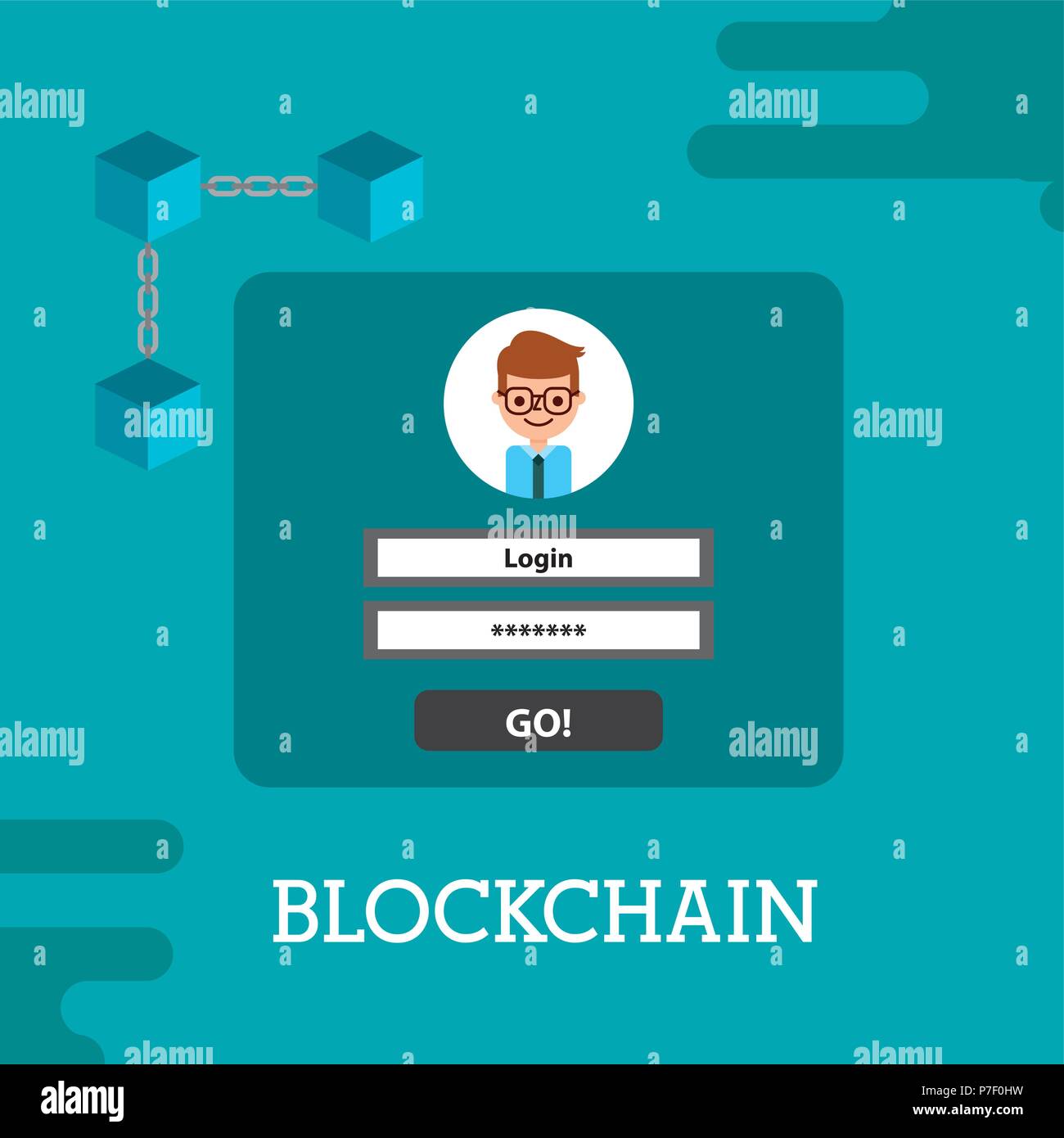 blockchain login password cyber security Stock Vector Image & Art - Alamy