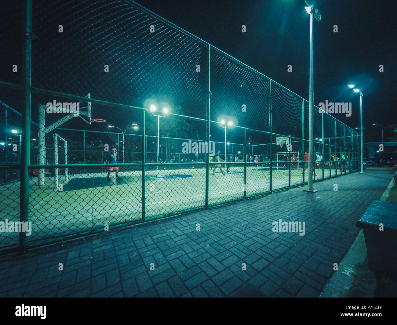 Sports Field Town Fence High Resolution Stock Photography and Images ...