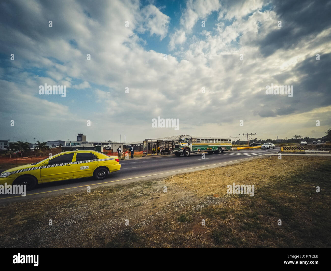 Panama Bus Transportation Stock Photos & Panama Bus Transportation ...