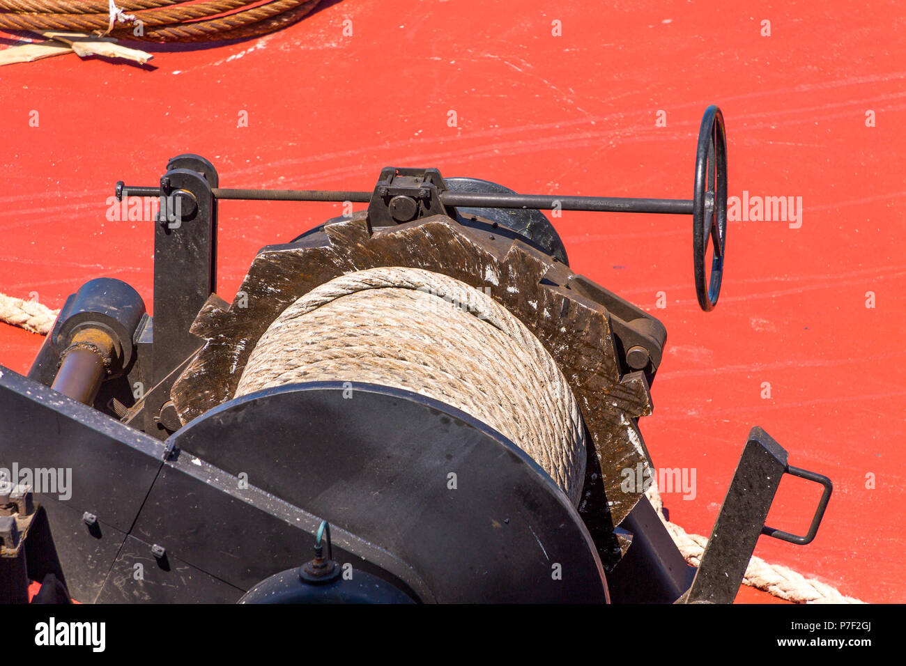 Red workboat hi-res stock photography and images - Alamy