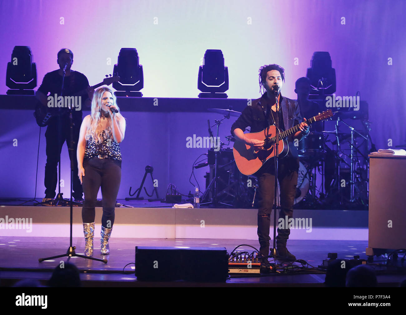 The Shires performing live at Liverpool Philharmonic Hall Featuring ...