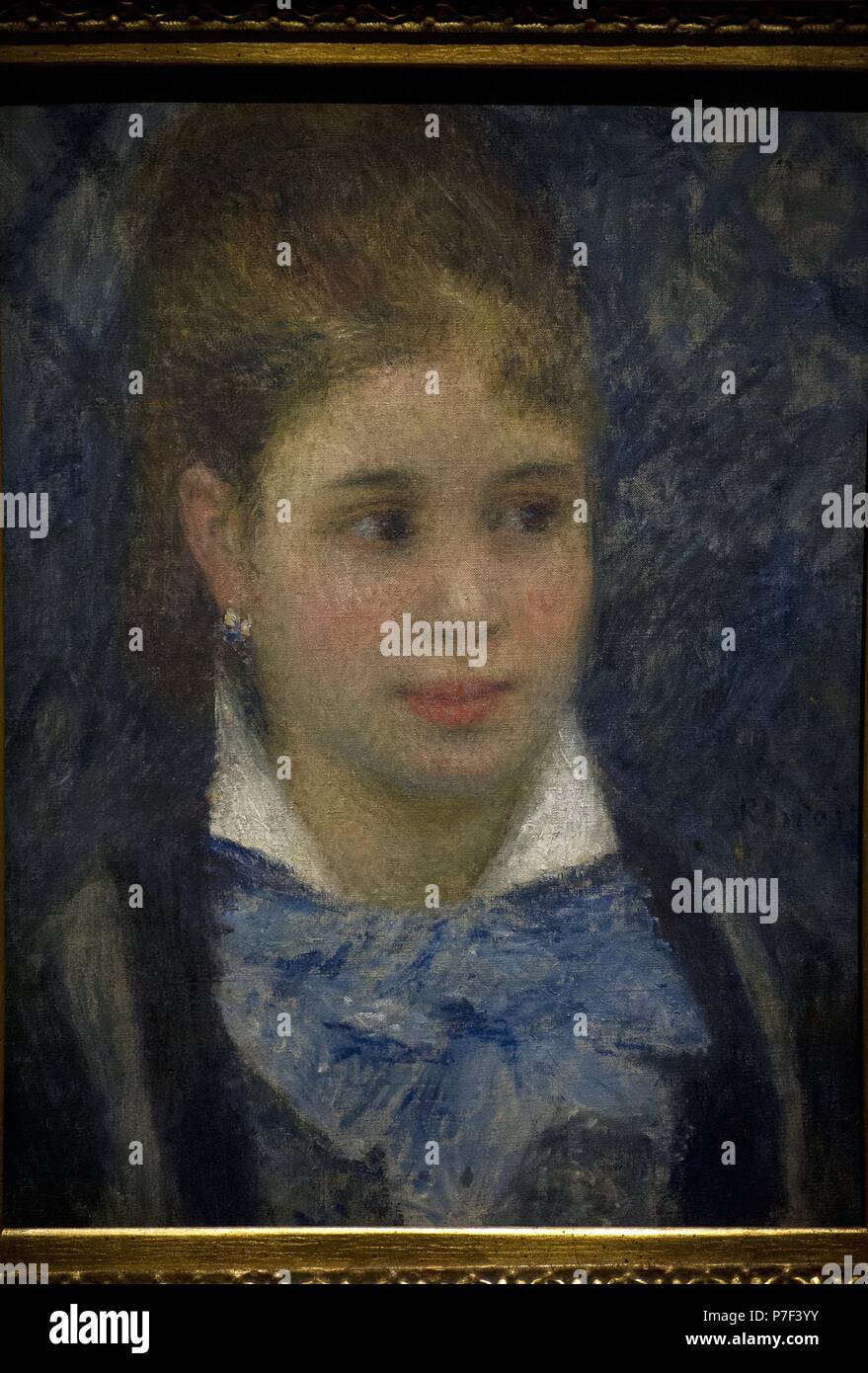 Pierre-Auguste Renoir (1841-1919). French painter. Young Parisian Lady ...