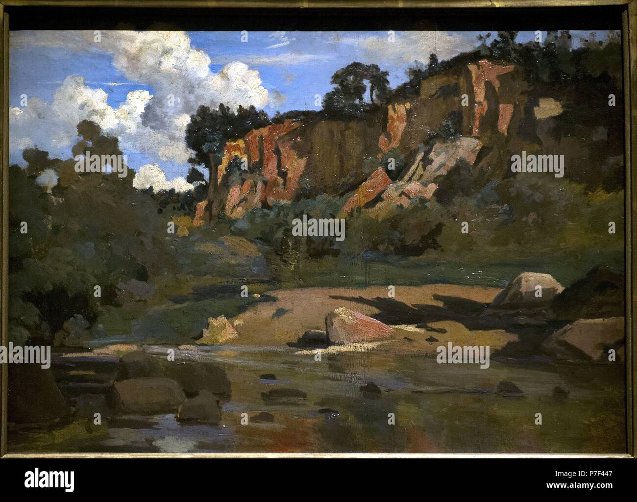 Jean baptiste camille corot 1796 1875 french painter hi-res stock ...