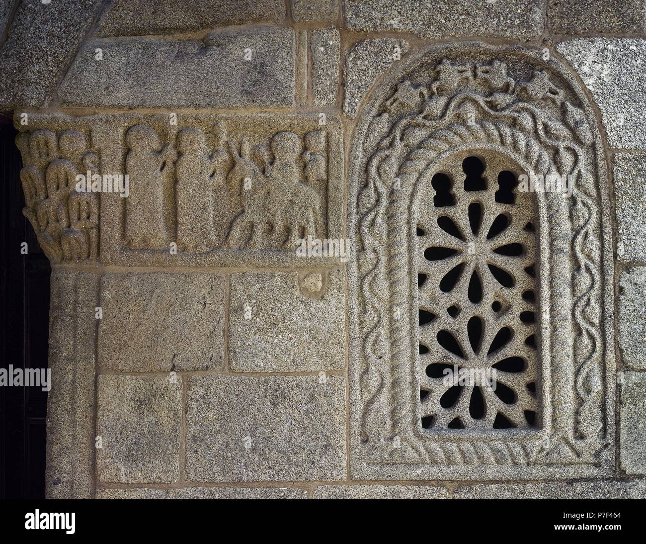 Pre-Romanesque Art. Spain. Galicia. Church of San Gines in Francelos ...