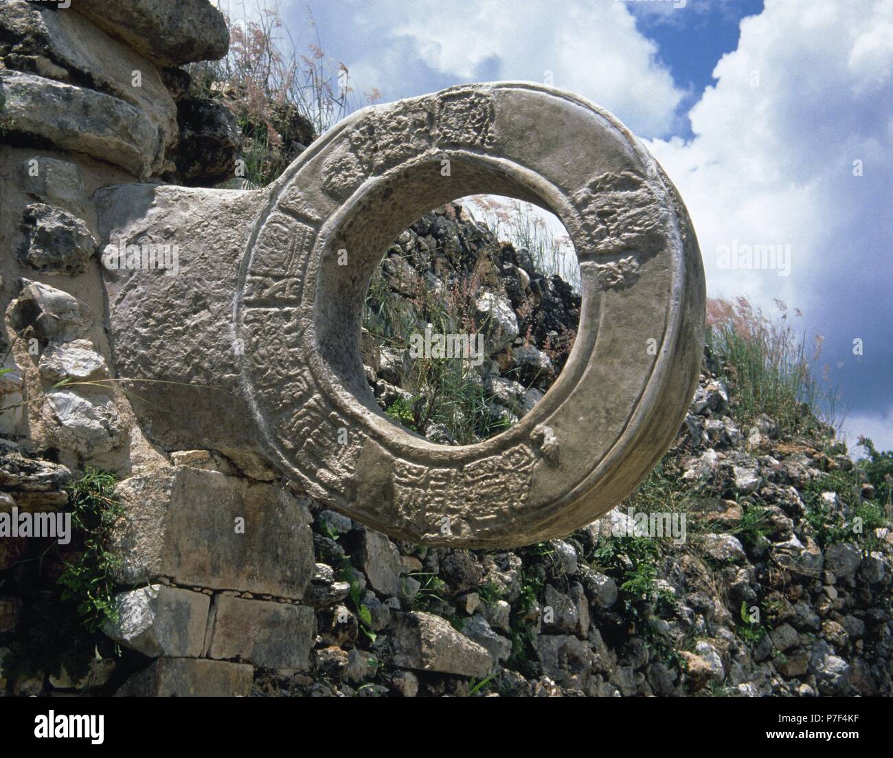 Maya civilization. Uxmal city. Classical period (250-900 d.C.). Puuc ...