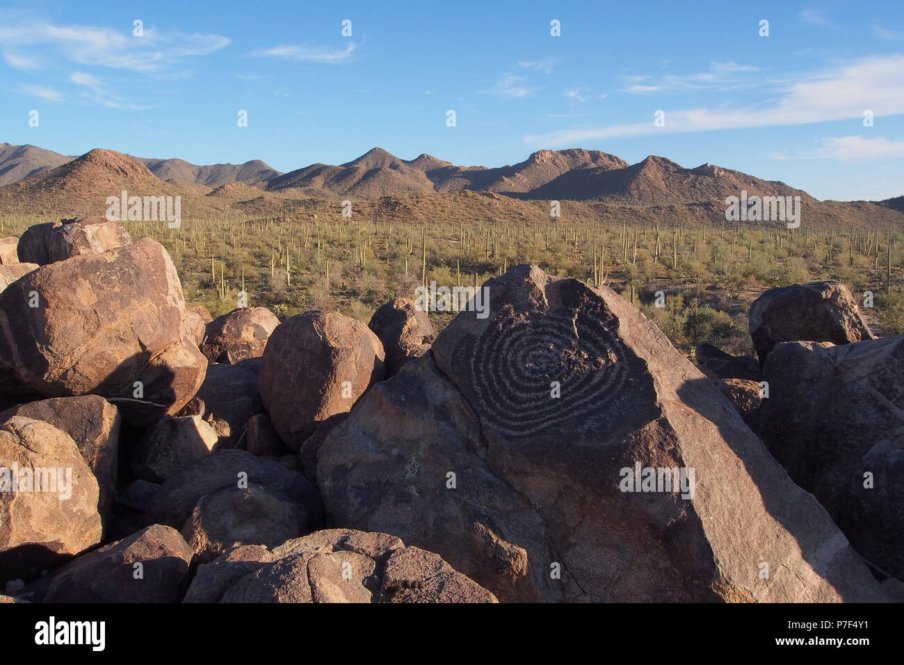 Spiral petroglyph hi-res stock photography and images - Alamy
