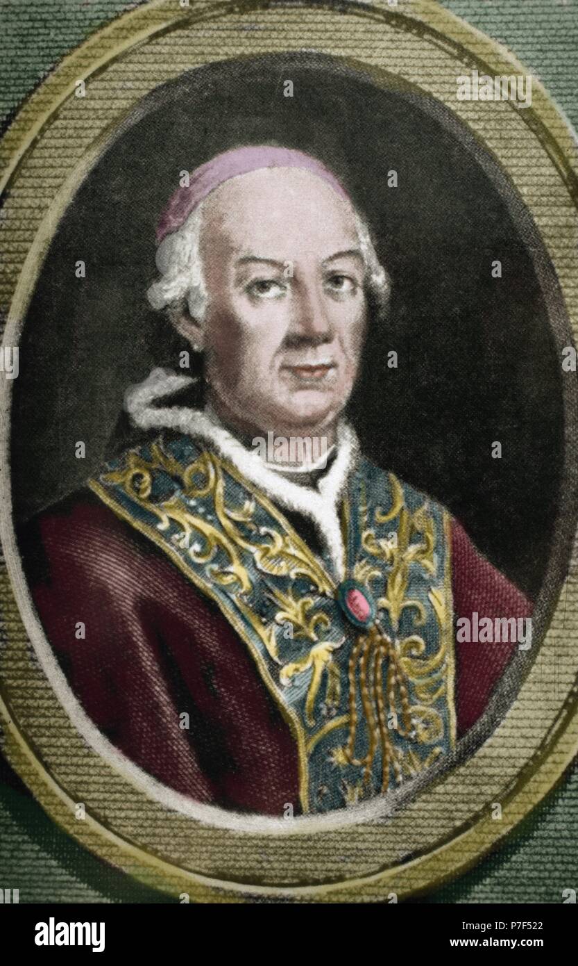 Portrait of pope pius vi hi-res stock photography and images - Alamy