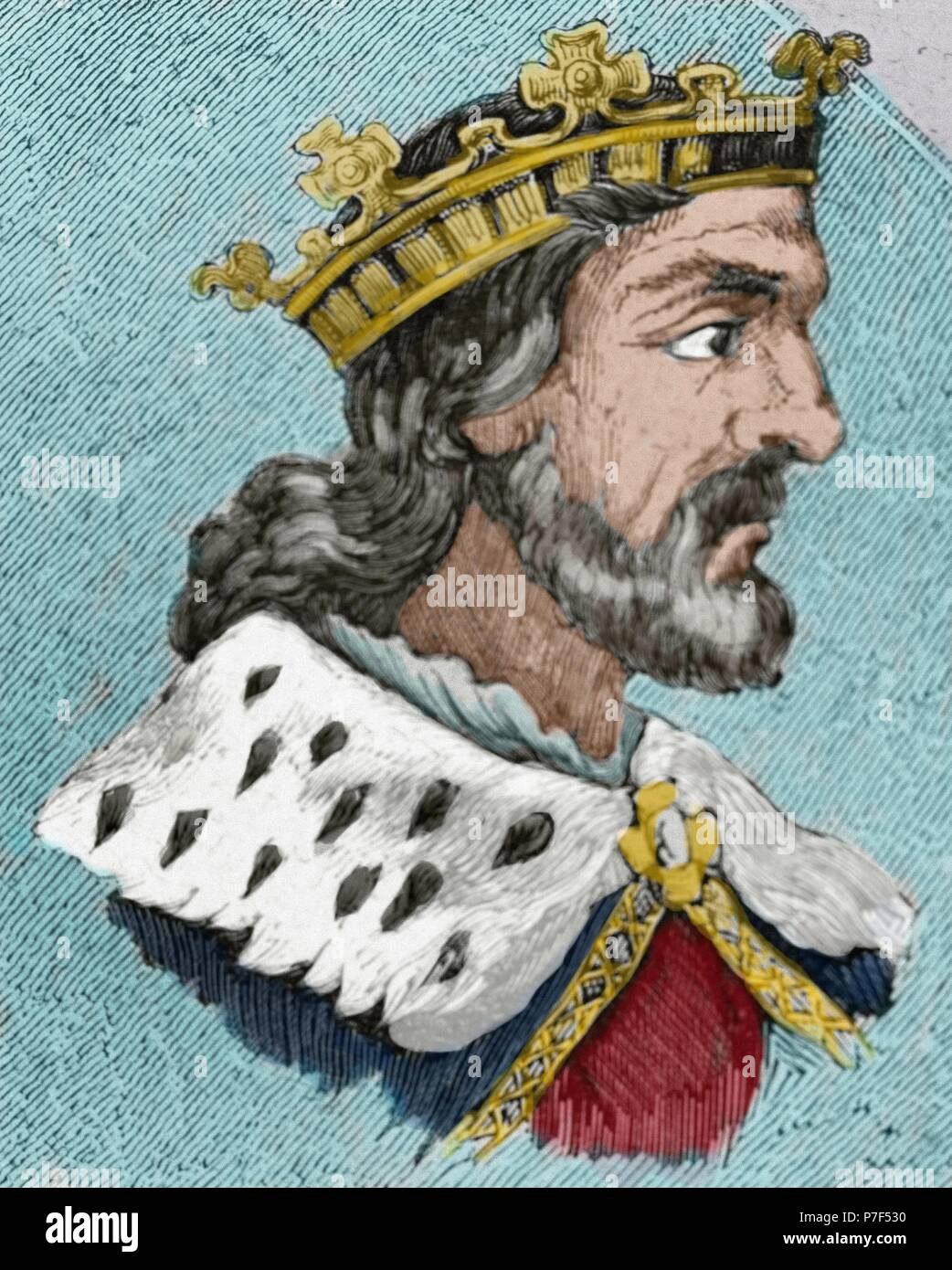 Chindasuinth (563-653). Visigothic King of Hispania, from 642-653 ...