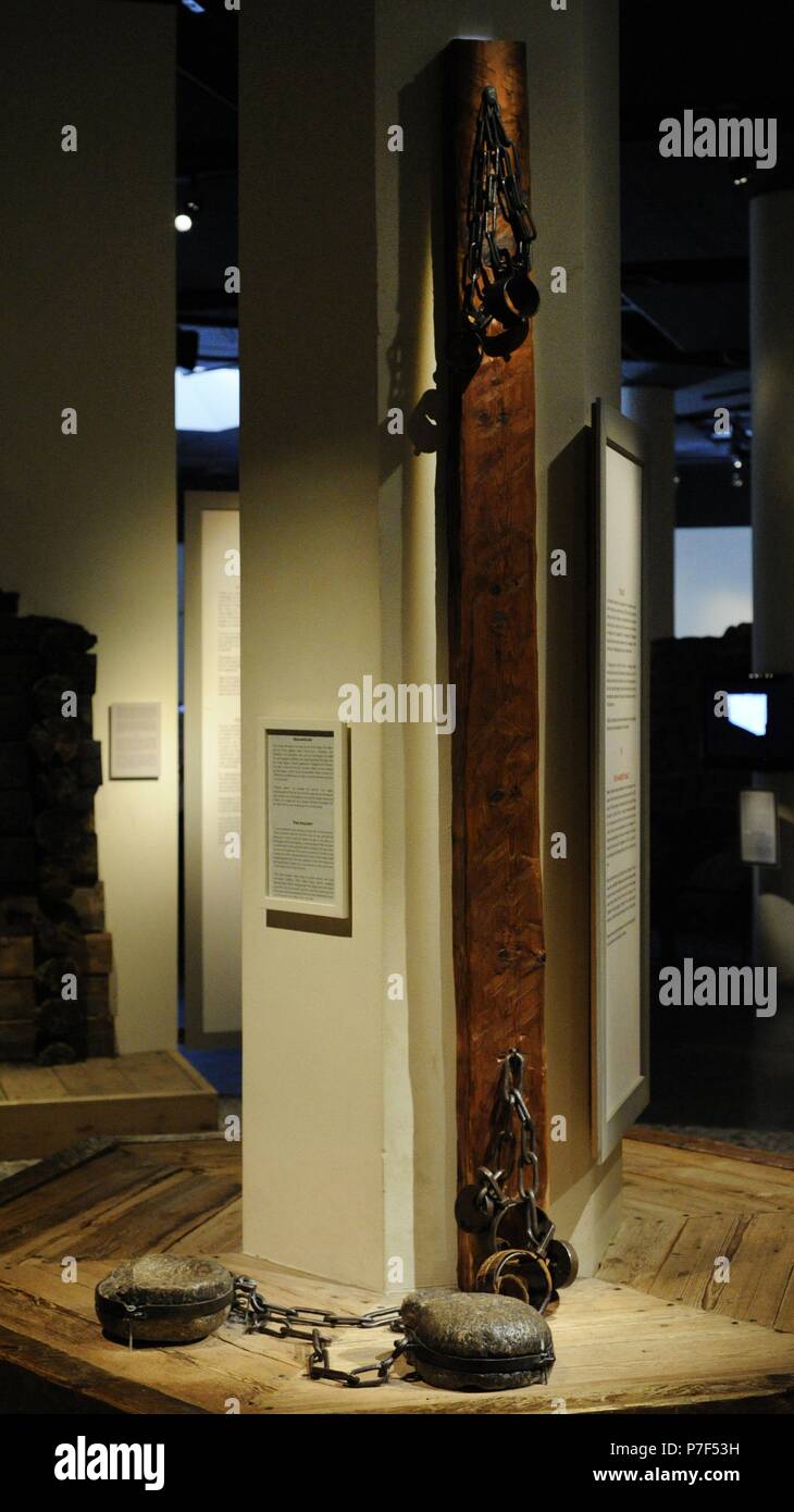 Woman pillory hi-res stock photography and images - Alamy