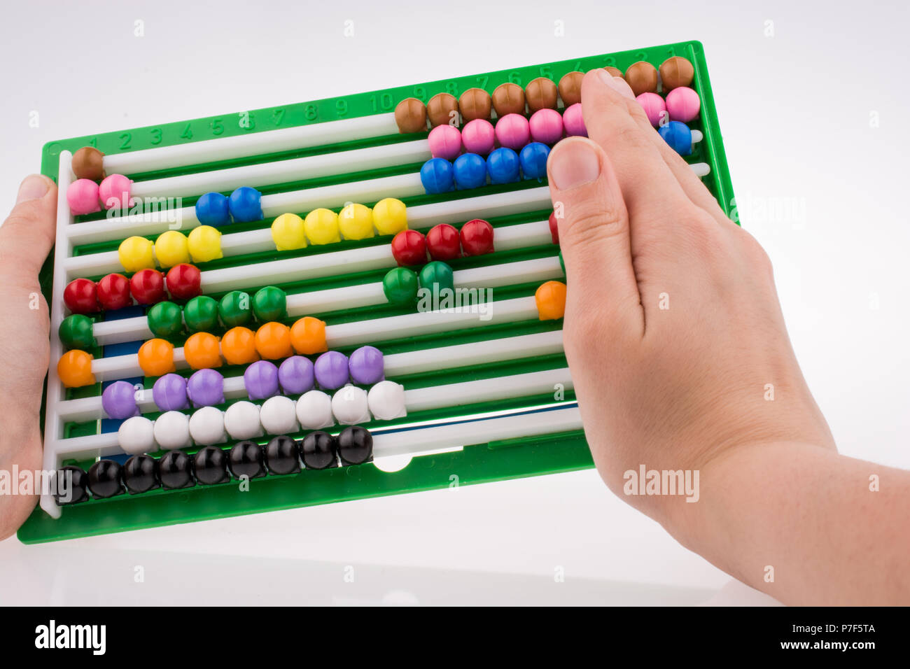 Hand hold abacus hi-res stock photography and images - Alamy