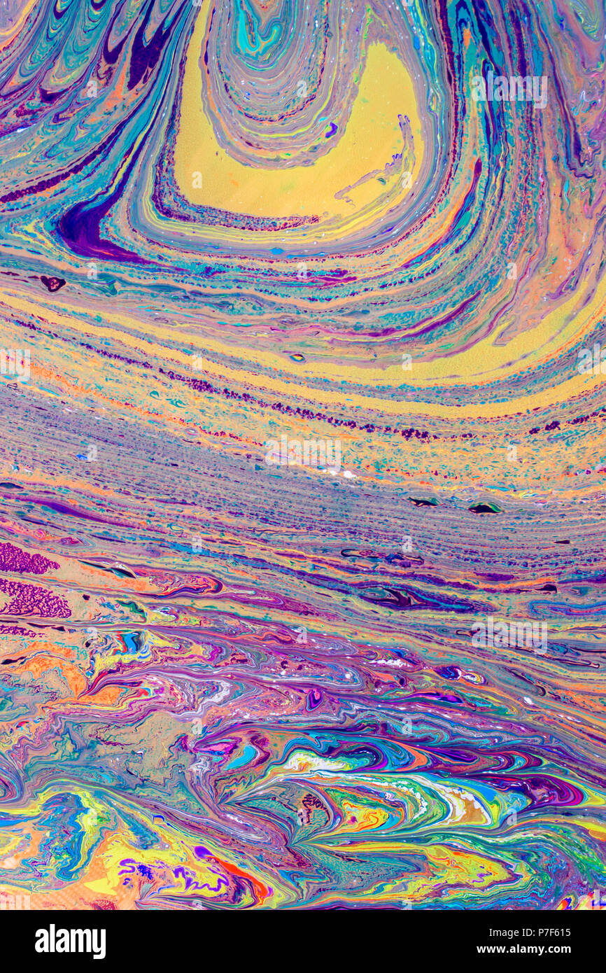 Traditional marbling artwork patterns as colorful abstract background ...