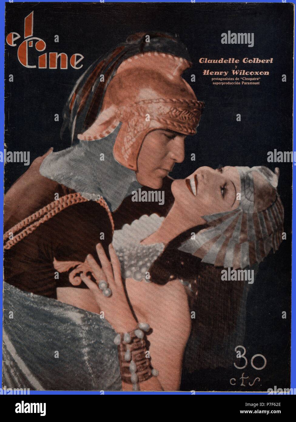 Claudette Colbert Cleopatra High Resolution Stock Photography and Images - Alamy