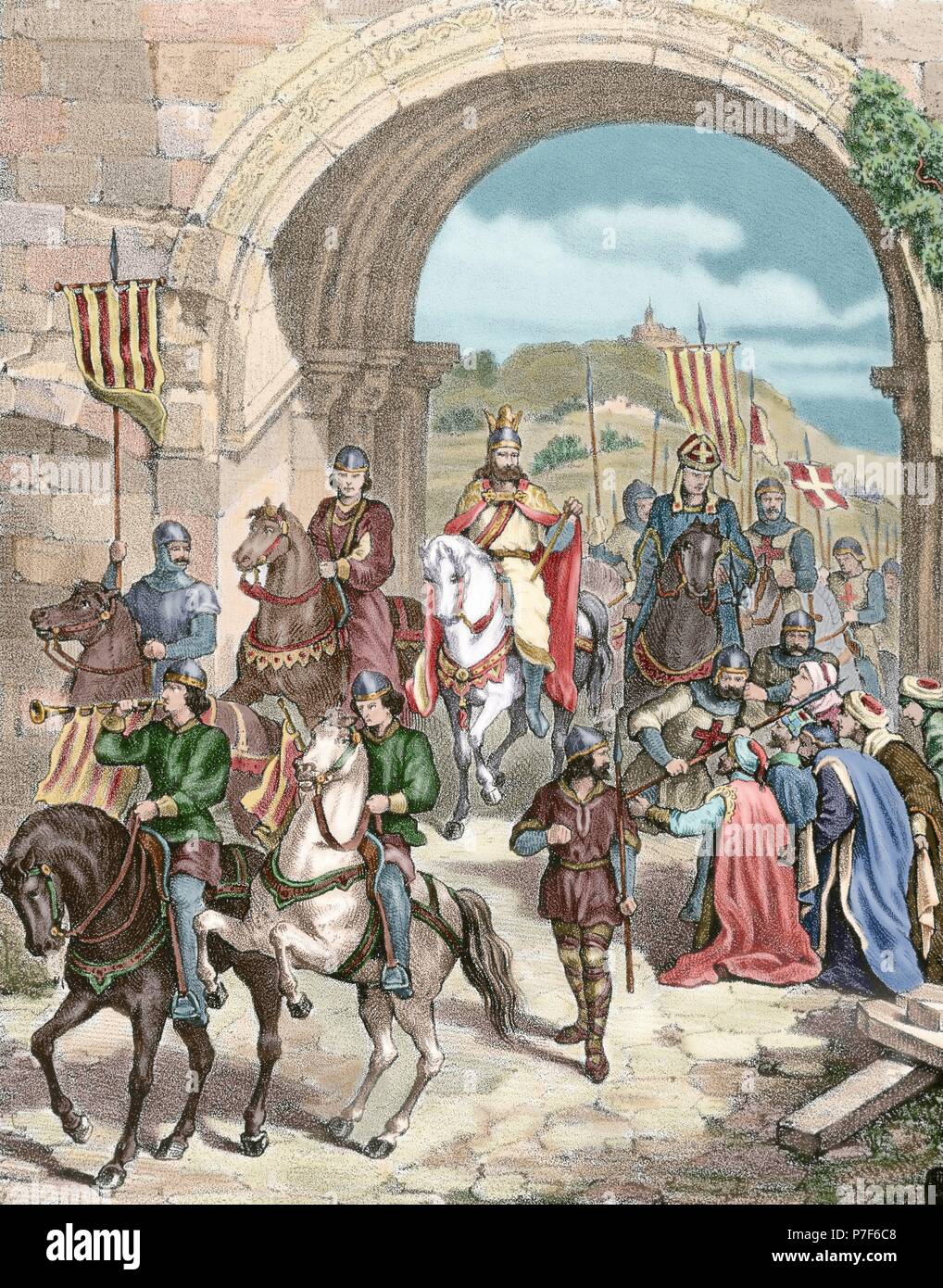 James I The Conqueror Soldiers High Resolution Stock Photography and ...