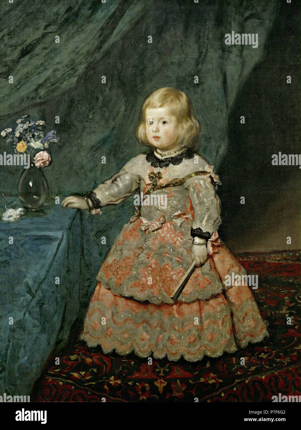 Diego Velazquez / 'The Infanta Margarita', 1653-1654, Oil on canvas ...