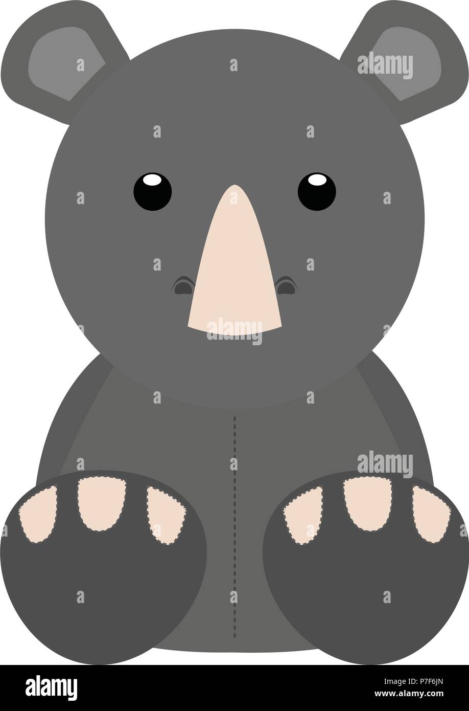 Abstract cute animal Stock Vector Image & Art - Alamy