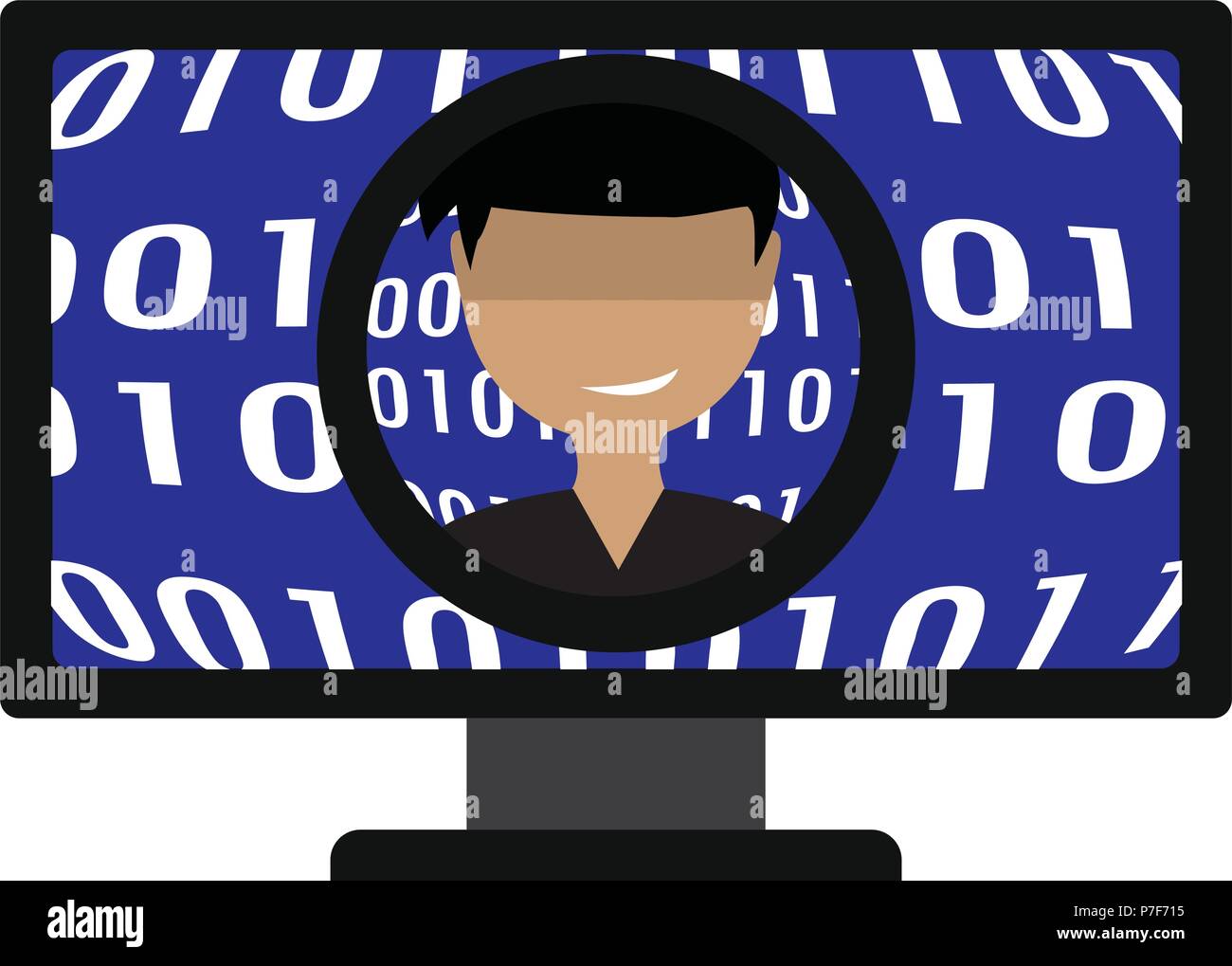 Virus Computer background Stock Vector Image & Art - Alamy