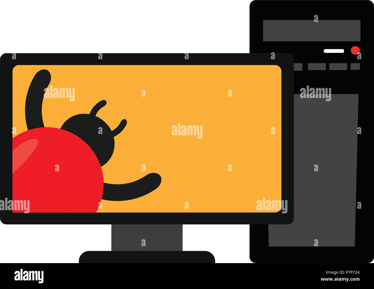 Virus Computer background Stock Vector Image & Art - Alamy