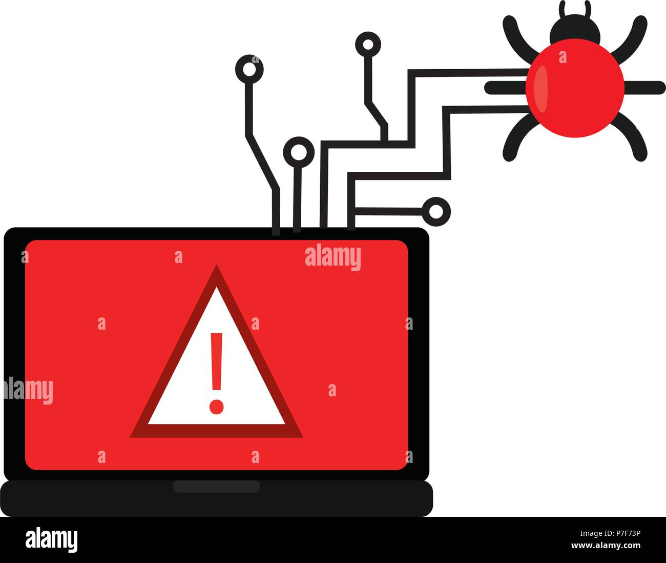 Virus Computer background Stock Vector Image & Art - Alamy