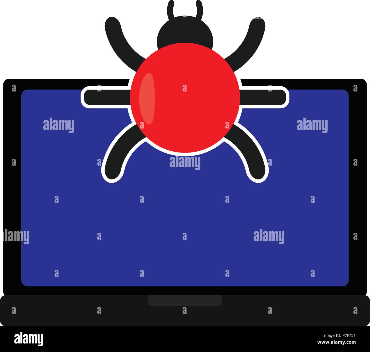 Virus Computer background Stock Vector Image & Art - Alamy