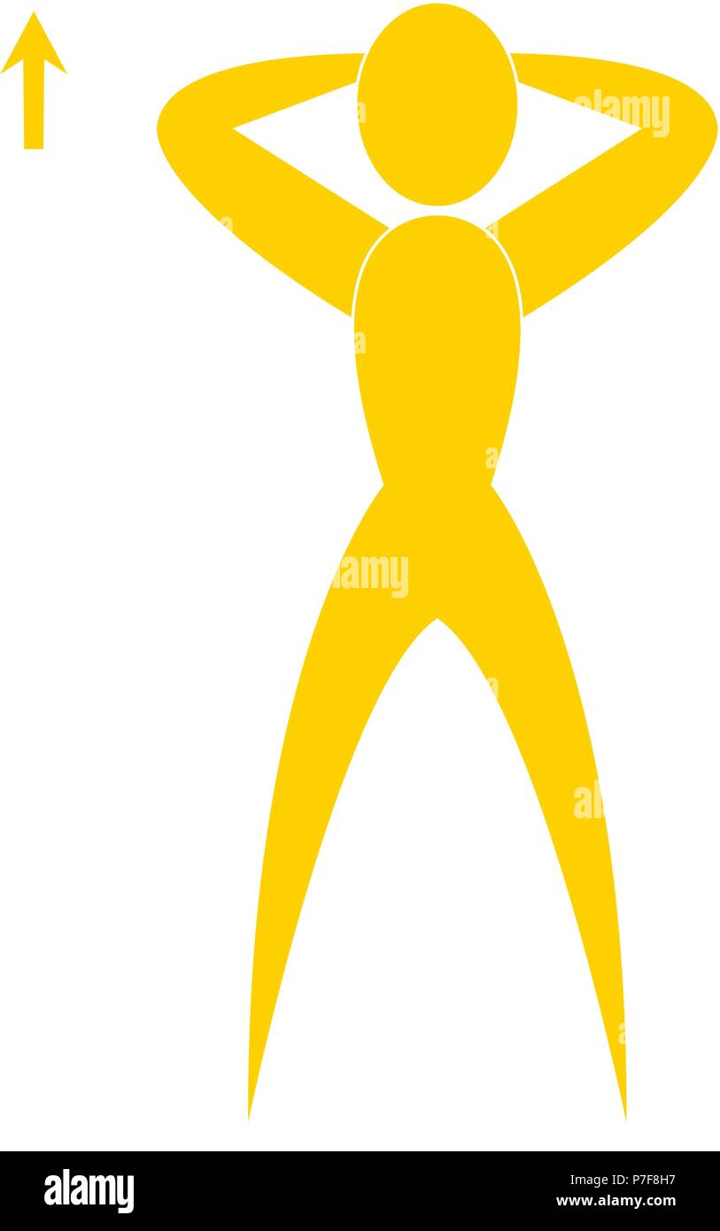 Abstract fitness person Stock Vector Image & Art - Alamy