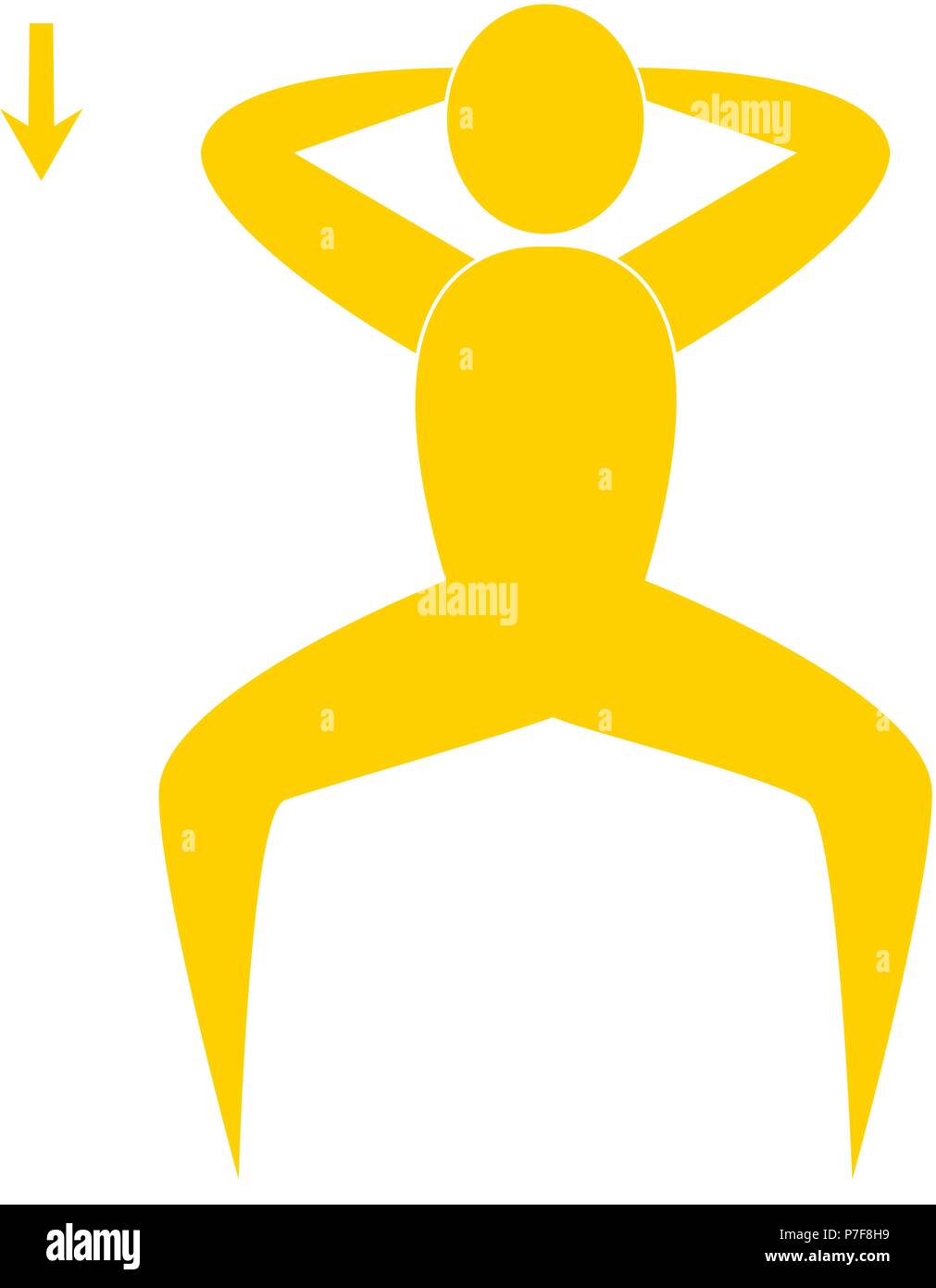 Abstract fitness person Stock Vector Image & Art - Alamy